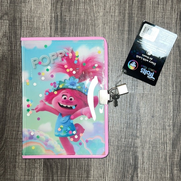 Dreamworks | Toys | Poppy Troll Diary With Lock Dreamworks | Poshmark